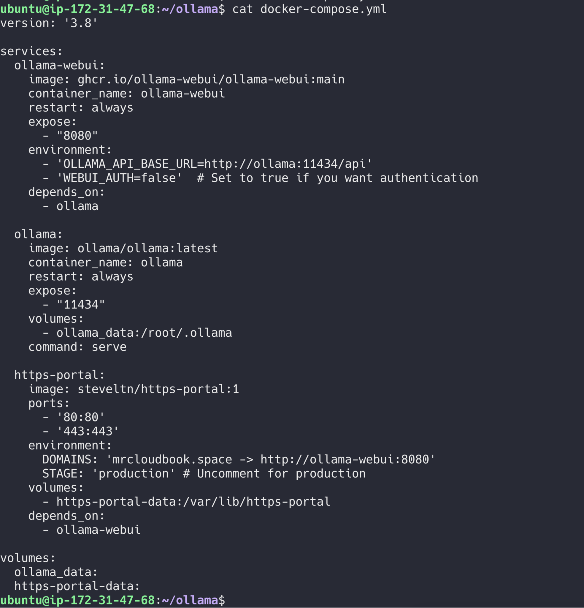 How to install Ollama on Ubuntu 24.04 | Docker compose - Mr Cloud Book